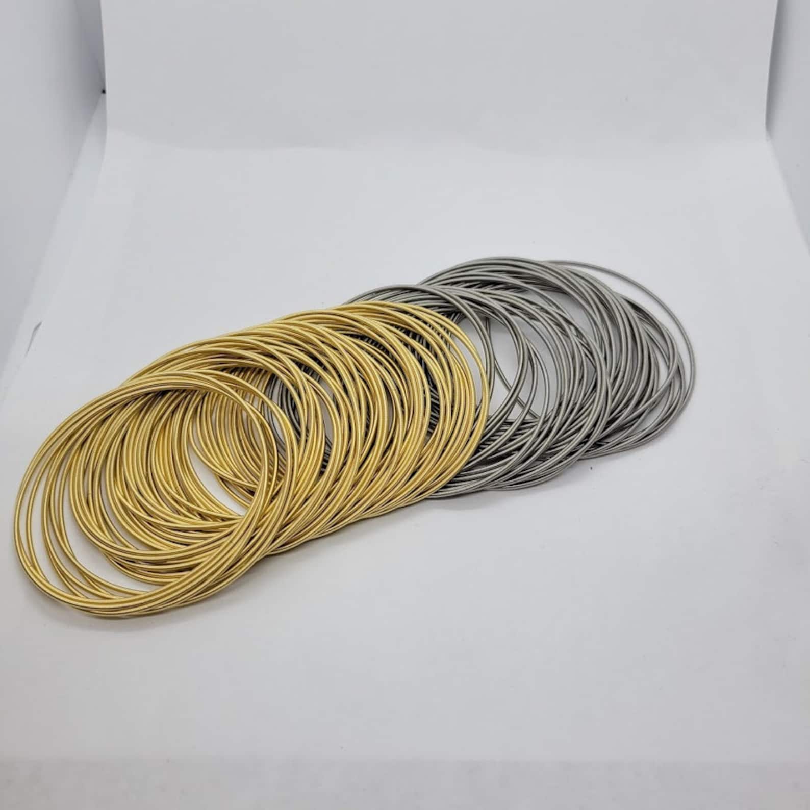 Spring Bracelets Jewelry in Colors Black silver Gold and - Etsy