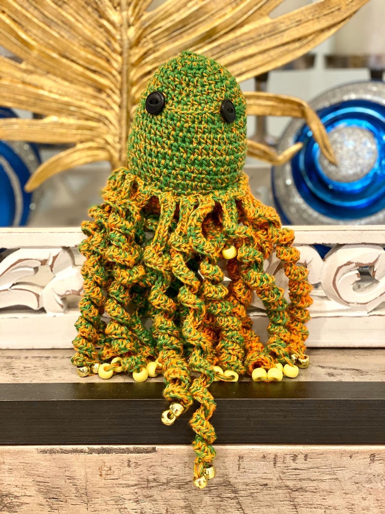 Handmade Octopuses From 100% Colored Cotton Thread , Thin and ...