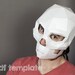 Low Poly Skull Mask: Printable Halloween Costume Mask (PDF Template) - Etsy