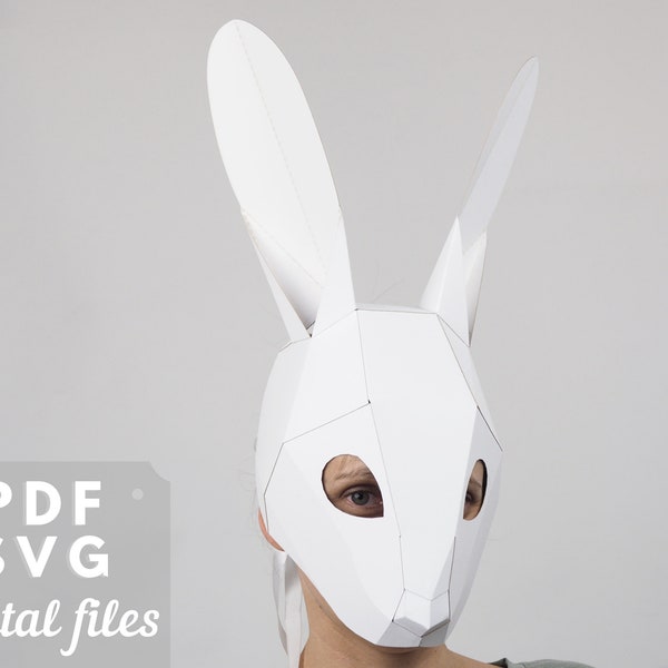Bunny Mask - Etsy