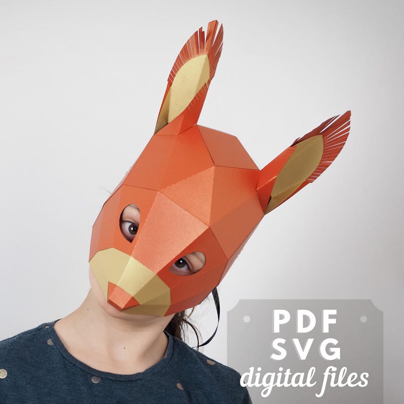 Squirrel Mask - Etsy