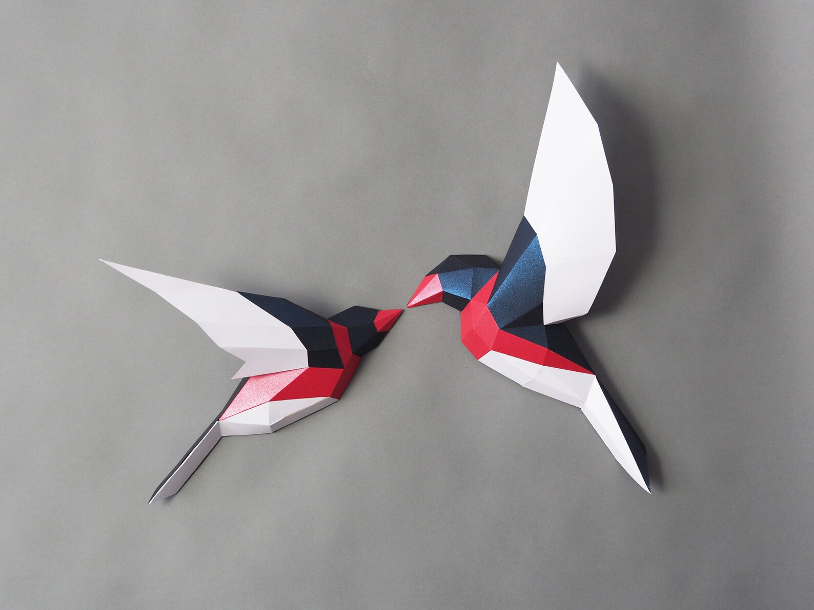 Low Poly Papercraft Bird Wall Art. Printable Papercraft PDF. | Etsy