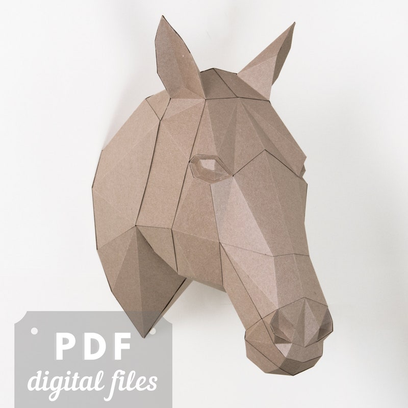 Horse Cardboard Sculpture - Etsy