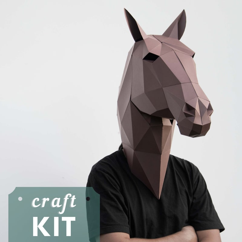 Paper Mask - Etsy