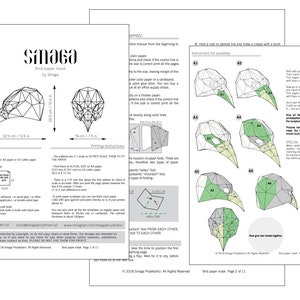 Crow Mask, Raven Mask: DIY Printable Template, 3D Low Poly Mask for ...