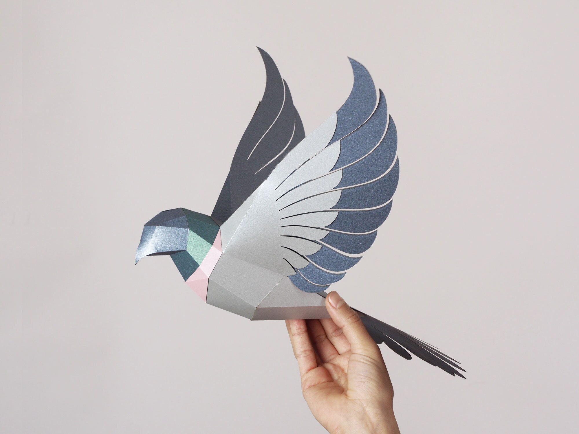 Origami Paper Dove Pattern
