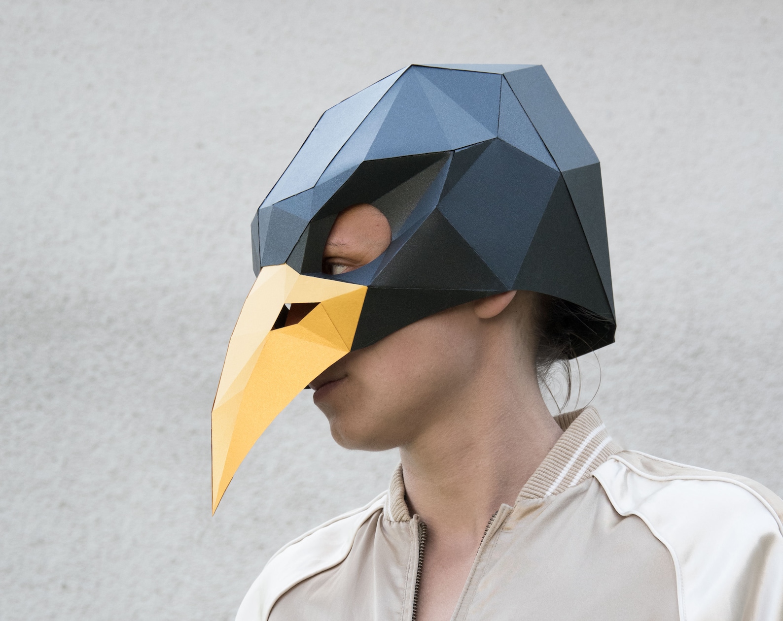 Bird Mask for a Bird Costume. Halloween Mask. DIY Mask Low - Etsy
