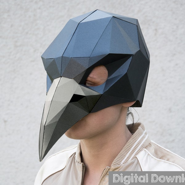Crow Mask - Etsy