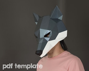 DIY Low Poly Koala Mask Papercraft Template 3D Low Poly - Etsy