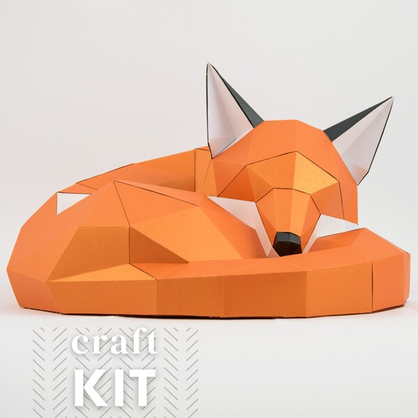 Fox Papercraft - Etsy