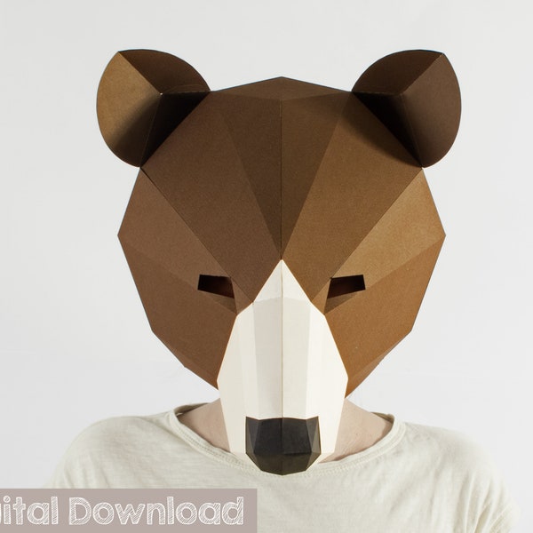 Bear Mask - Etsy