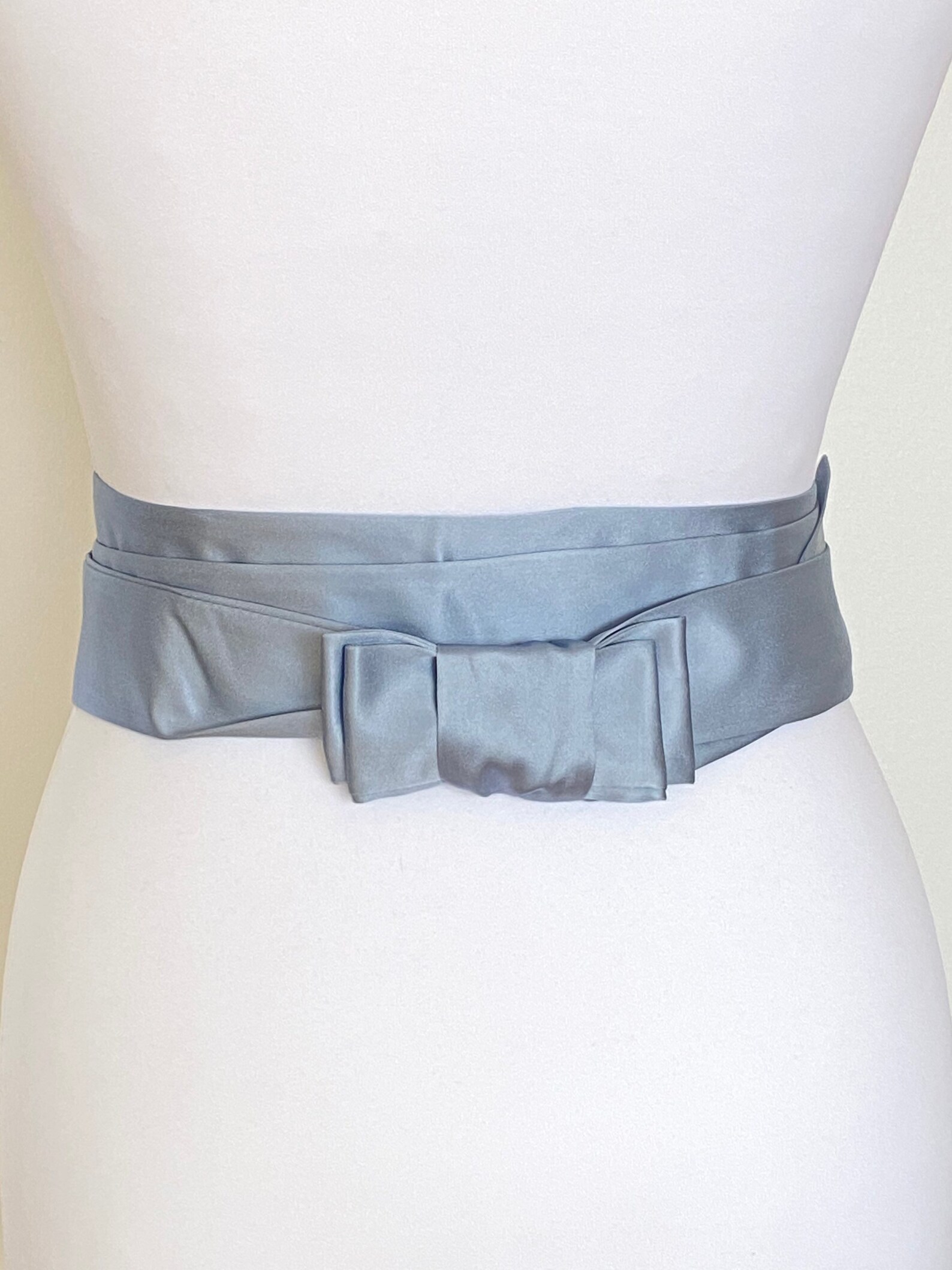 Blue Satin Silk Wedding Belt - Light Blue Silk Belt With Duchess Satin ...