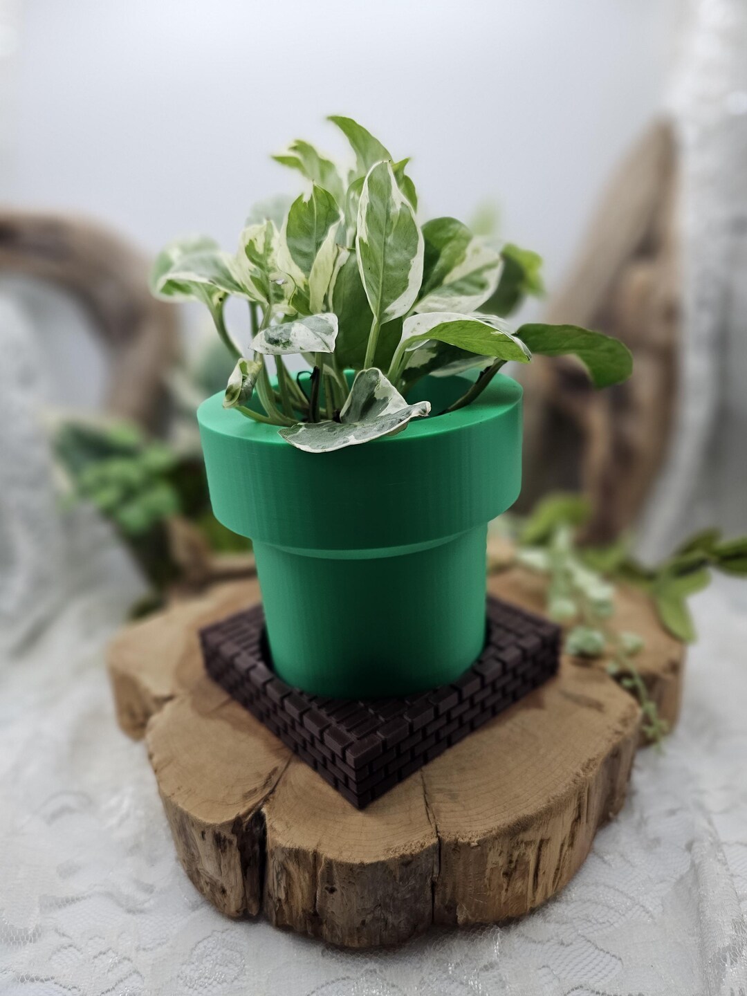 Warp Tube Planter and Drip Tray - 3D Printed - Etsy