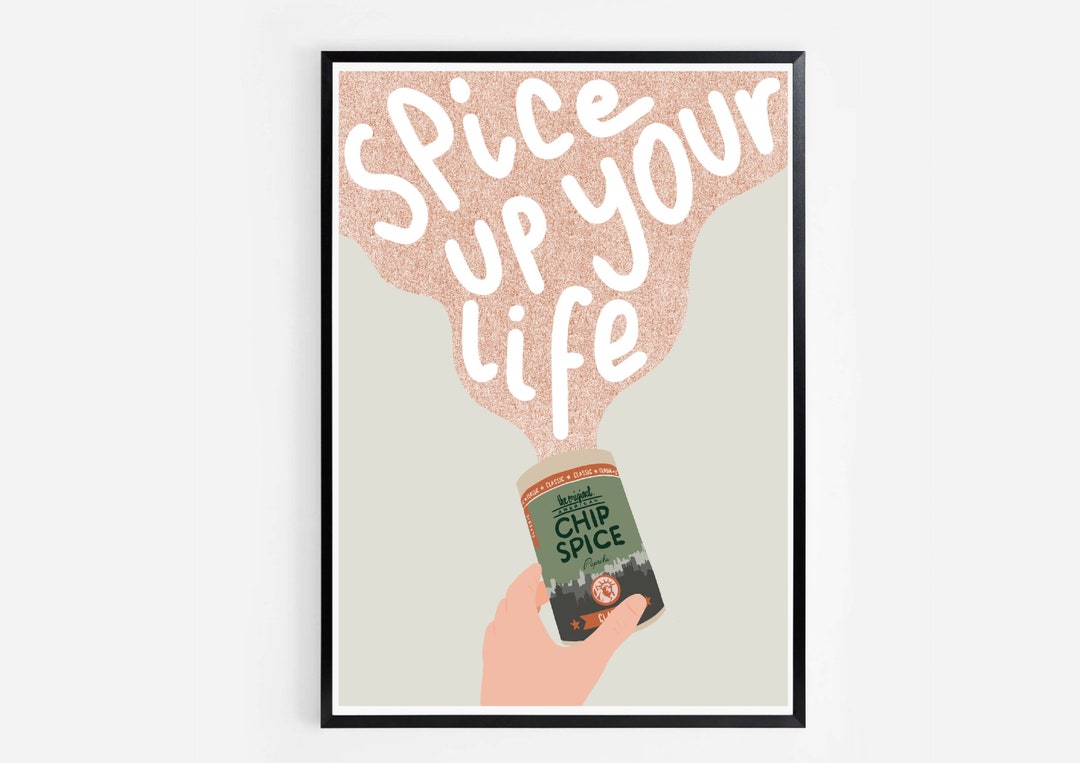 Spice up Your Life Chip Spice Art Print Kingston Upon Hull - Etsy