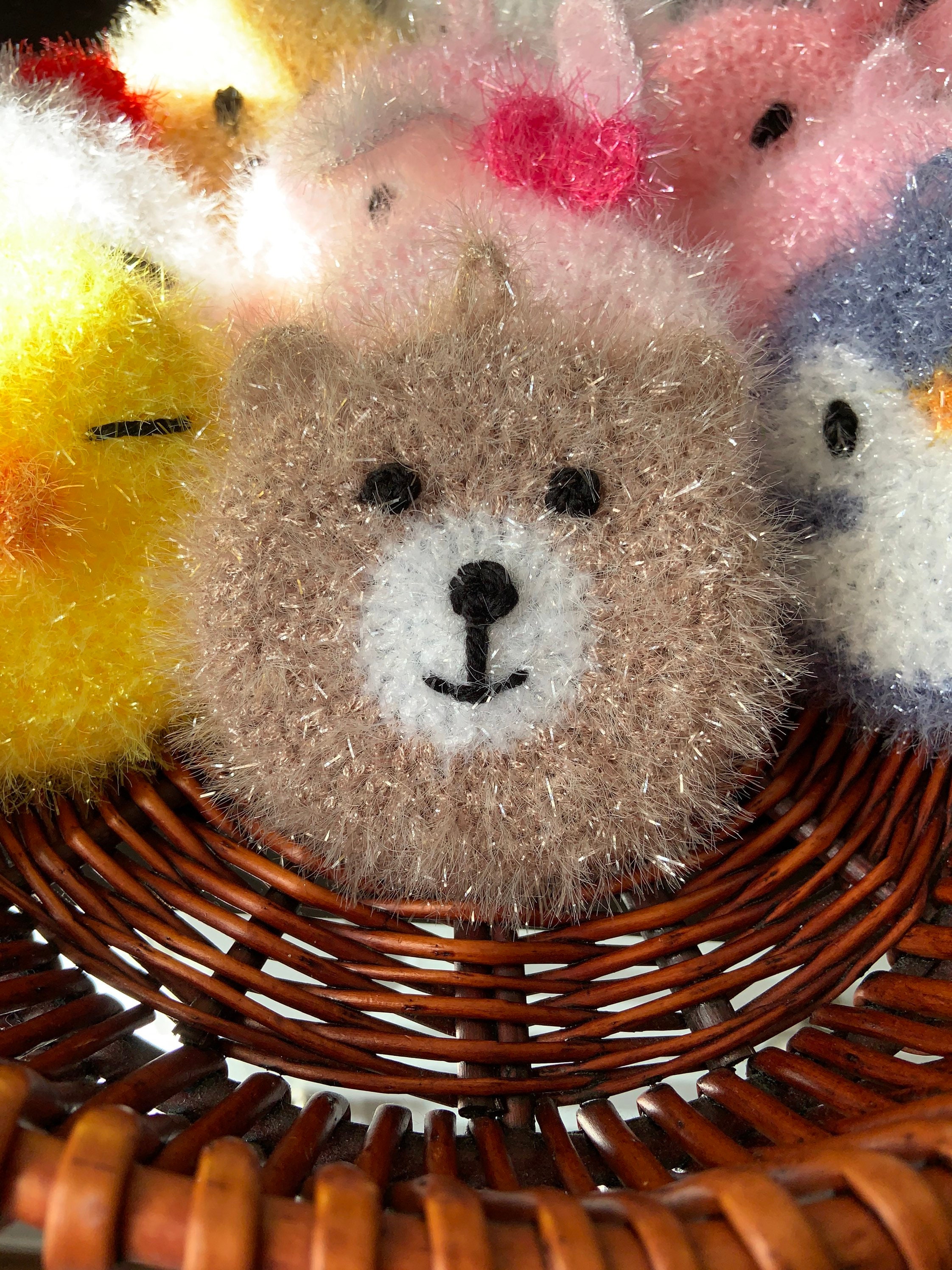 Crocheted Scrubby Sponge Bear Scrubbie Scrubber Scrub Cloth | Etsy