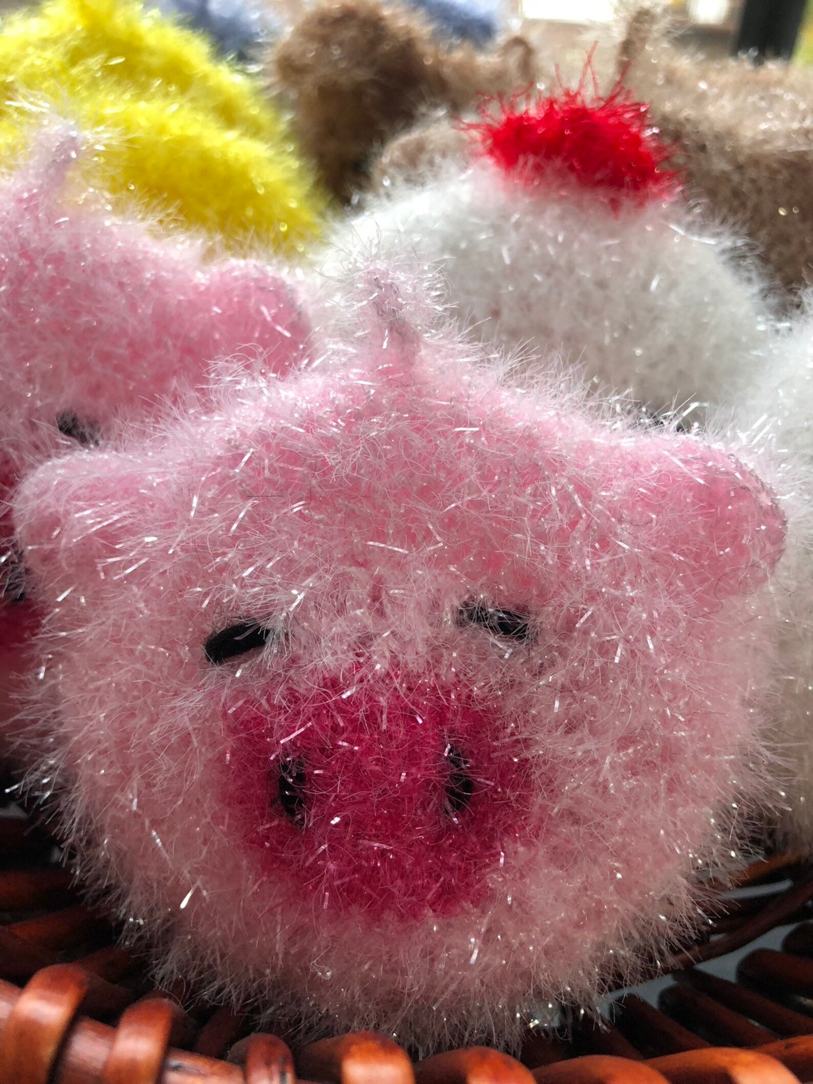Crochted Pig Scrubby for Dishwash scrubbie Scrubber Scrub - Etsy