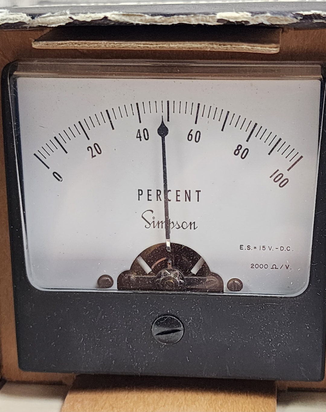 Vintage Simpson Meter Steampunk Industrial NOS Model 1227 - Etsy