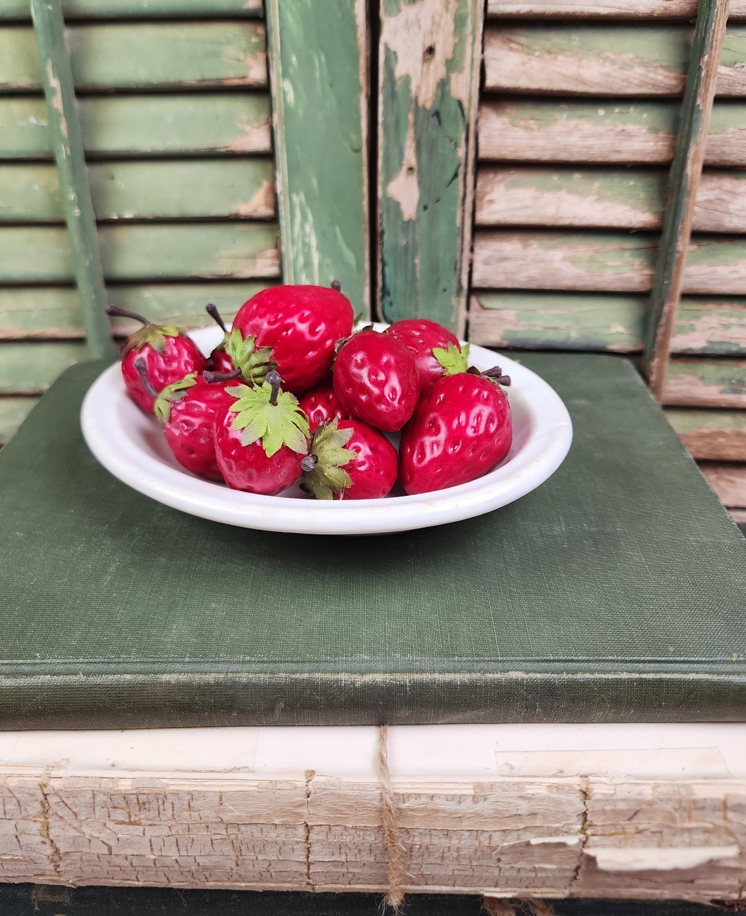 Strawberries Realistic Faux Photo Props Home Decor - Etsy