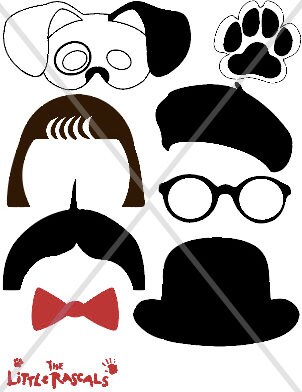 Printable the Little Rascals | Photo-props Cutouts - Etsy