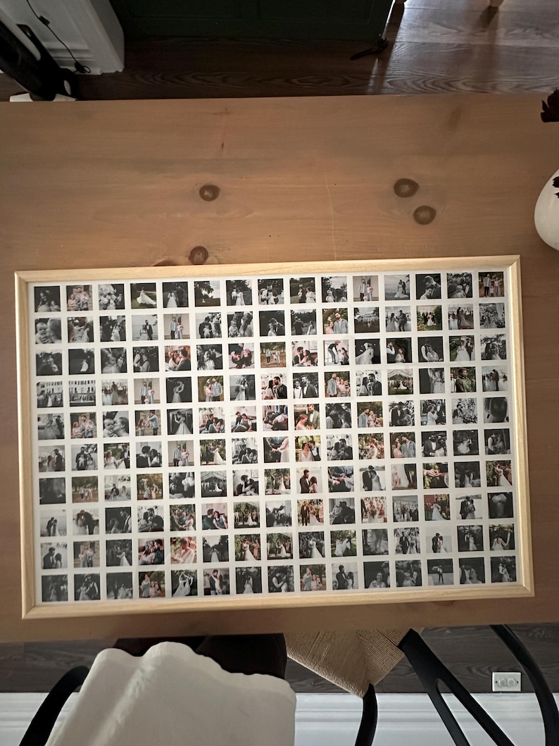 150 Photo Collage Template: Minimalist Grid Design (digital Download ...
