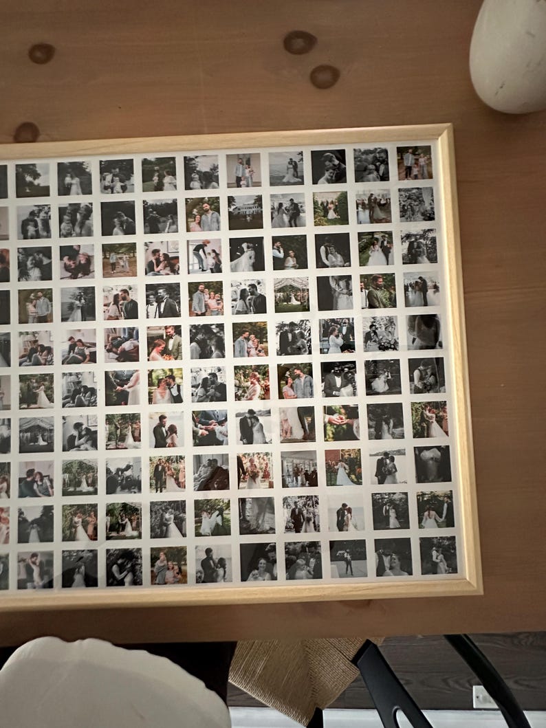 150 Photo Collage Template: Minimalist Grid Design (digital Download ...