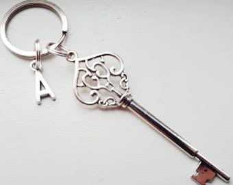 Heart skeleton key | Etsy