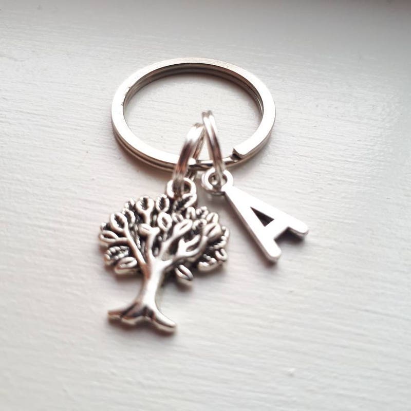 Tree Keychain - Etsy