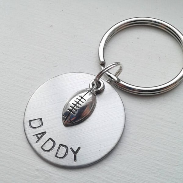 Football Keychain - Etsy