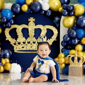 Royal Prince Backdrop - Prince Theme Birthday Backdrop - Printed ...