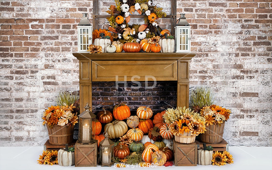 Fall Photo Backdrop Autumn Backdrop Fall Backdrops for - Etsy