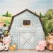Barnyard Animals Backdrop Printed Photography Backdrop Barn Theme ...