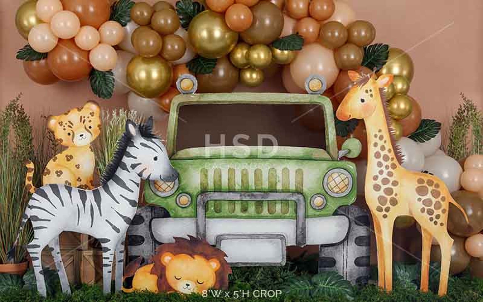 Safari Party Safari Theme Backdrop Jungle Theme Backdrop - Etsy