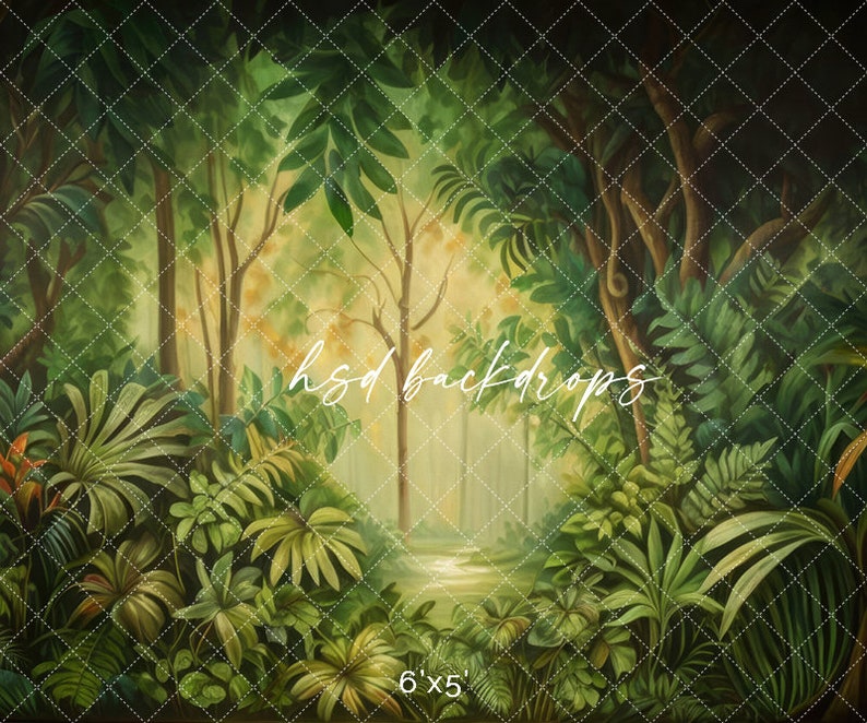 Safari Backdrop Backdrop Jungle Backdrop Safari Theme - Etsy