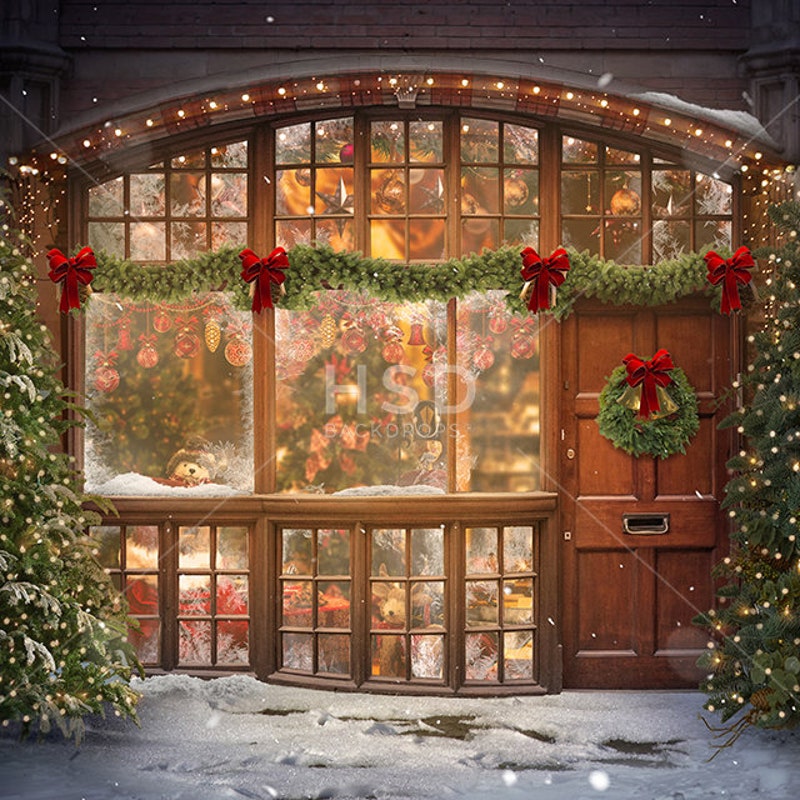 Santa Backdrop - Etsy