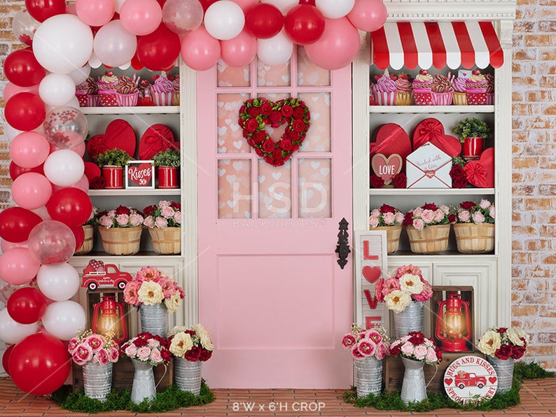 Valentine Backdrop Valentines Day Photo Backdrop Valentines - Etsy