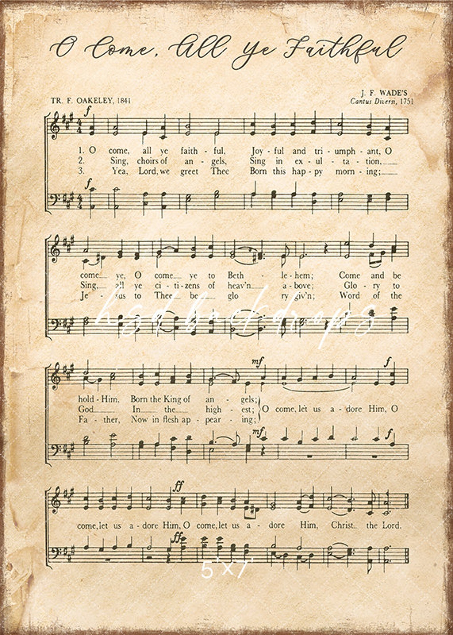 Christmas Hymn Backdrop for Photography, Photo Booth Backdrop, Outdoor ...