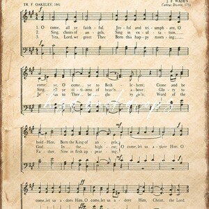 Christmas Hymn Backdrop for Photography, Photo Booth Backdrop, Outdoor ...