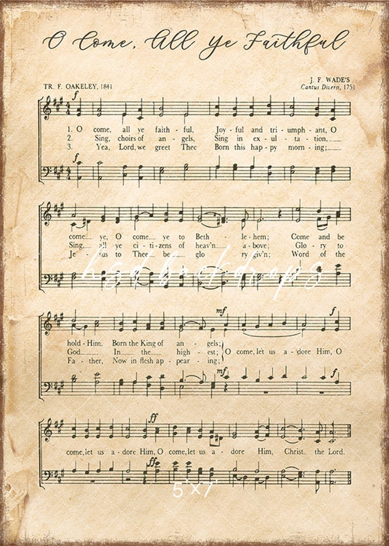 Christmas Hymn Backdrop for Photography, Photo Booth Backdrop, Outdoor ...