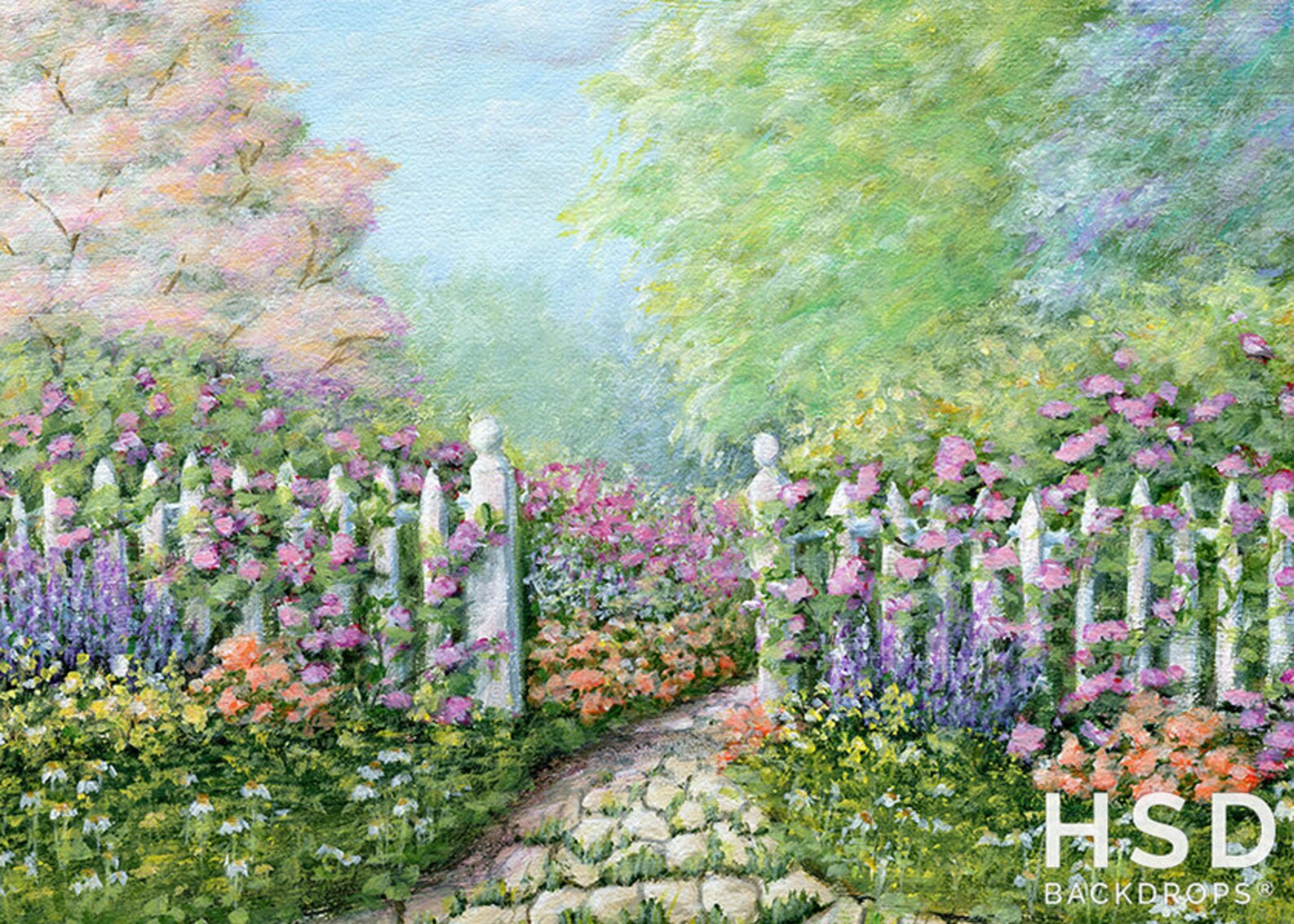Garden Fence Photography Backdrop Spring Photo Prop Spring - Etsy