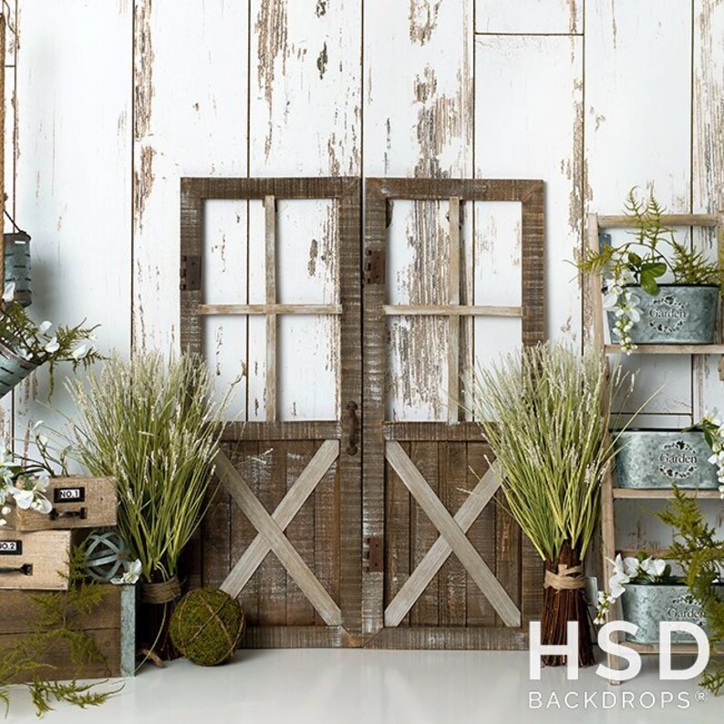 Spring Doors Photography Backdrop Spring Photo Prop Easter | Etsy