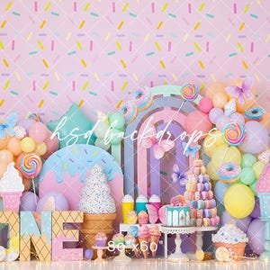 Sweet One Backdrop - 1st Birthday Backdrop - Girls Cake Smash ...