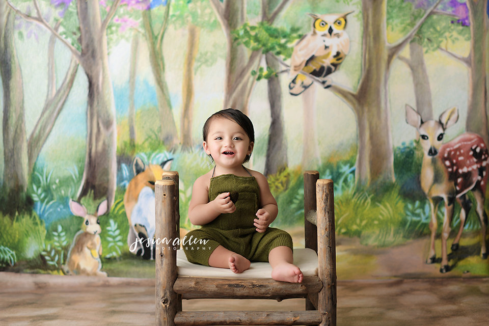 Woodland Spring Photography Backdrop Spring Photo Prop | Etsy