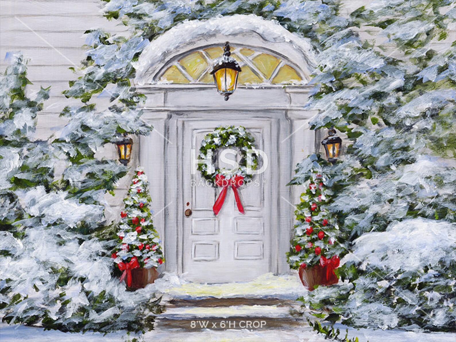 Winter Backdrop Snow Backdrop Winter Wonderland Backdrop - Etsy