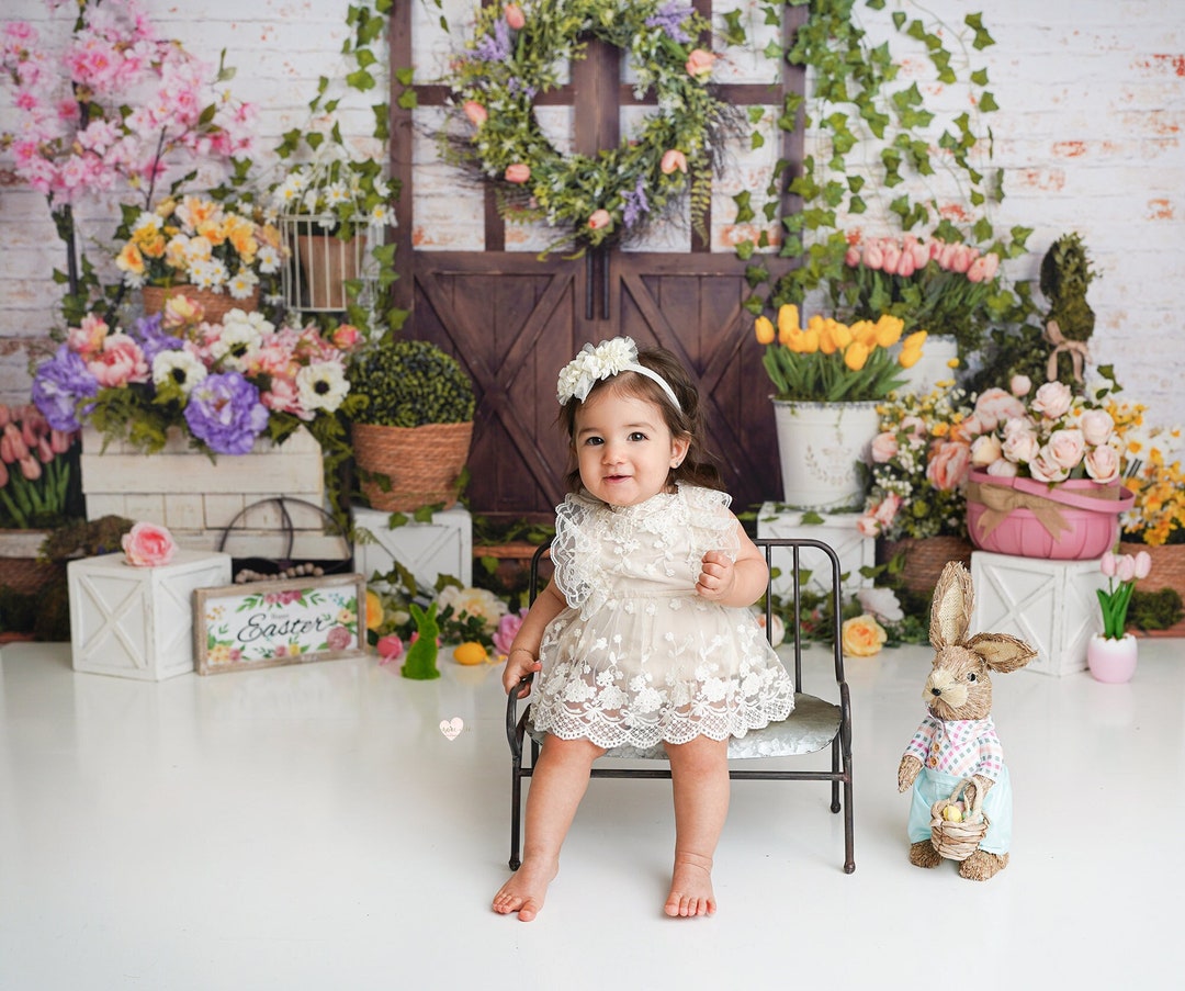 Spring Backdrop, Easter Backdrop, Spring Photo Backdrop, Easter ...