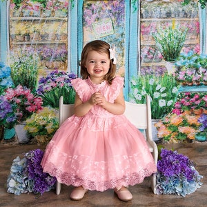 Flower Shop Photography Backdrop Spring Photo Prop Spring Photo ...