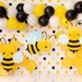First Bee Day Backdrop Printed Photography Backdrop Honey Bee Backdrop ...