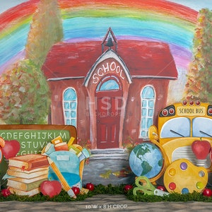 Back to School Backdrop, Fall Backdrop for Pictures, Fall Photo ...