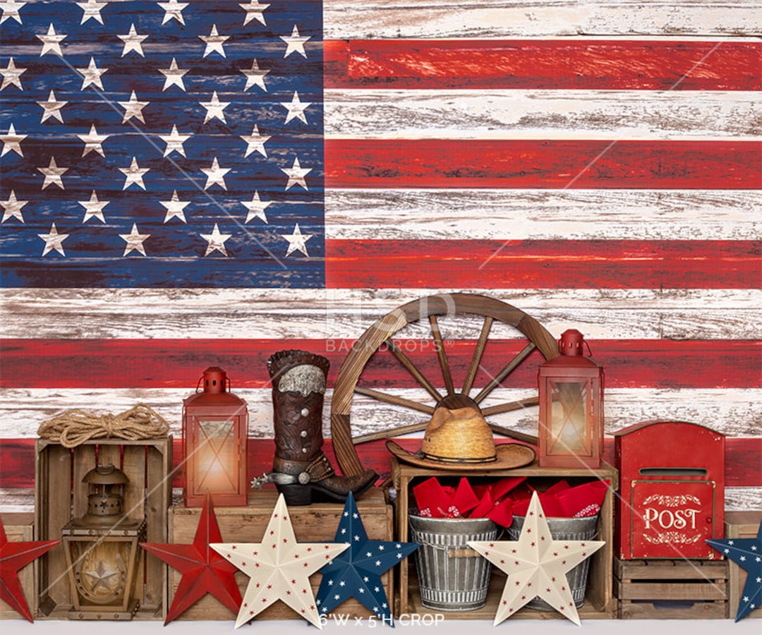 Fourth of July Backdrop, 4th of July Photo Backdrop, Patriotic Photo ...