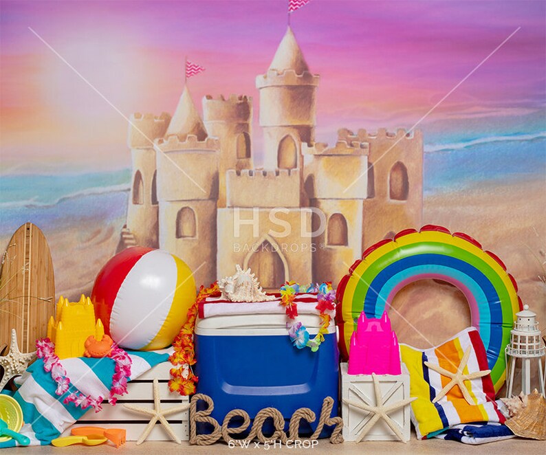 Beach Backdrop Beach Scene Backdrop Beach Backdrops for - Etsy