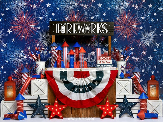 Fourth of July Backdrop 4th of July Photo Backdrop Patriotic - Etsy